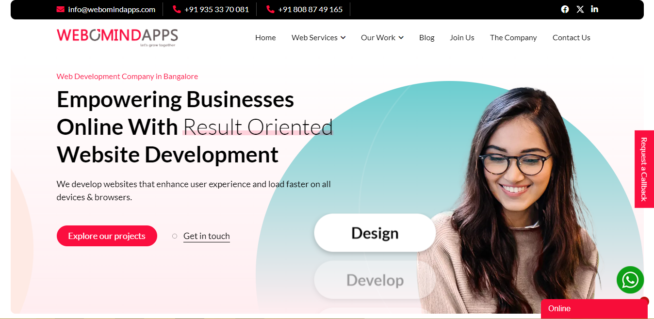 Top 10 Website Design Companies in Bangalore in 2025