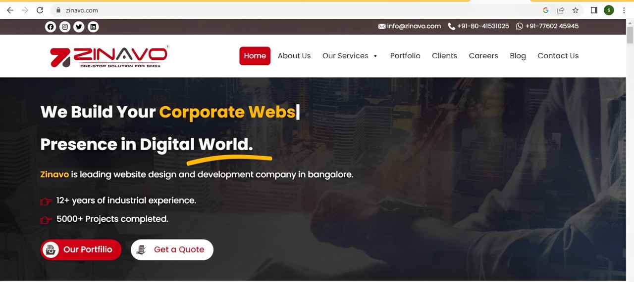 Top 10 Website Design Companies in Bangalore in 2025